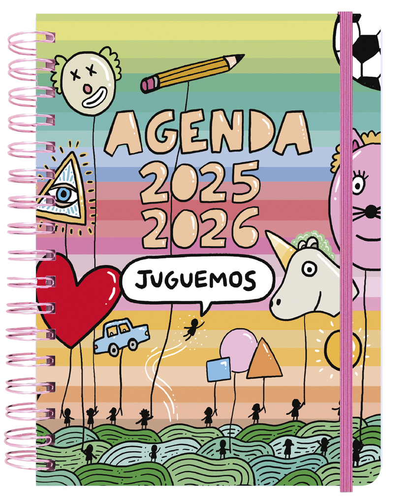 Agenda escolar semanal 2025-2026 72 kilos | Soluziono